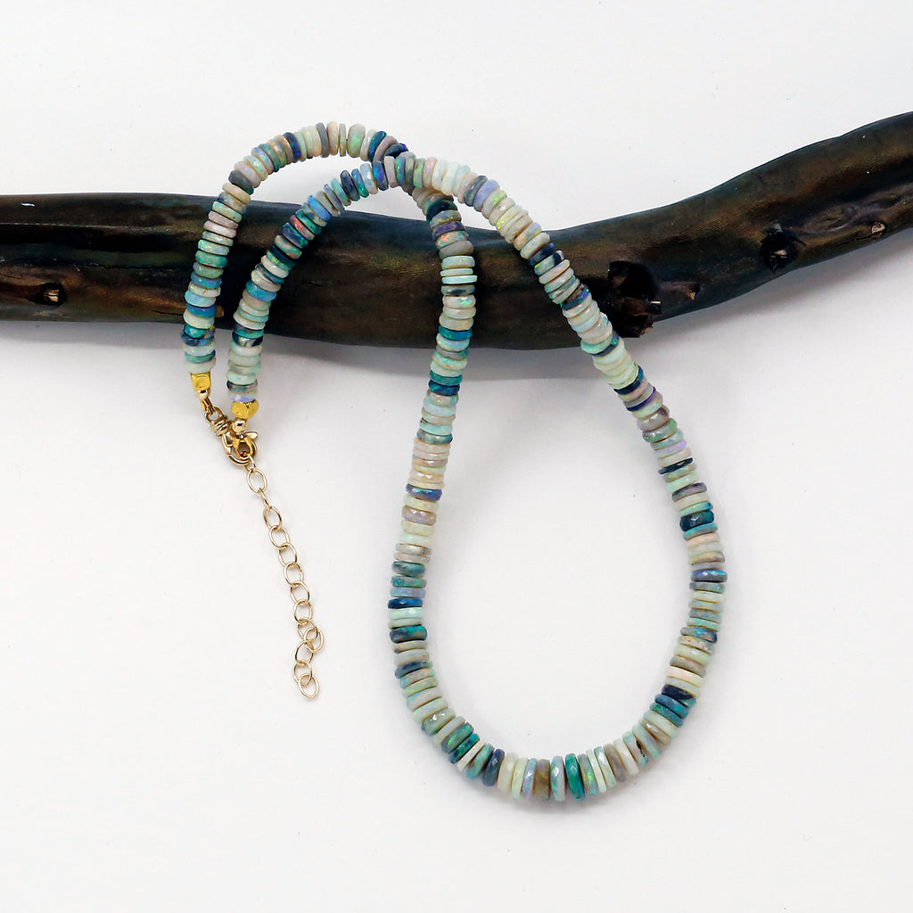 Black Opal Beaded Necklace – The Kalled Gallery
