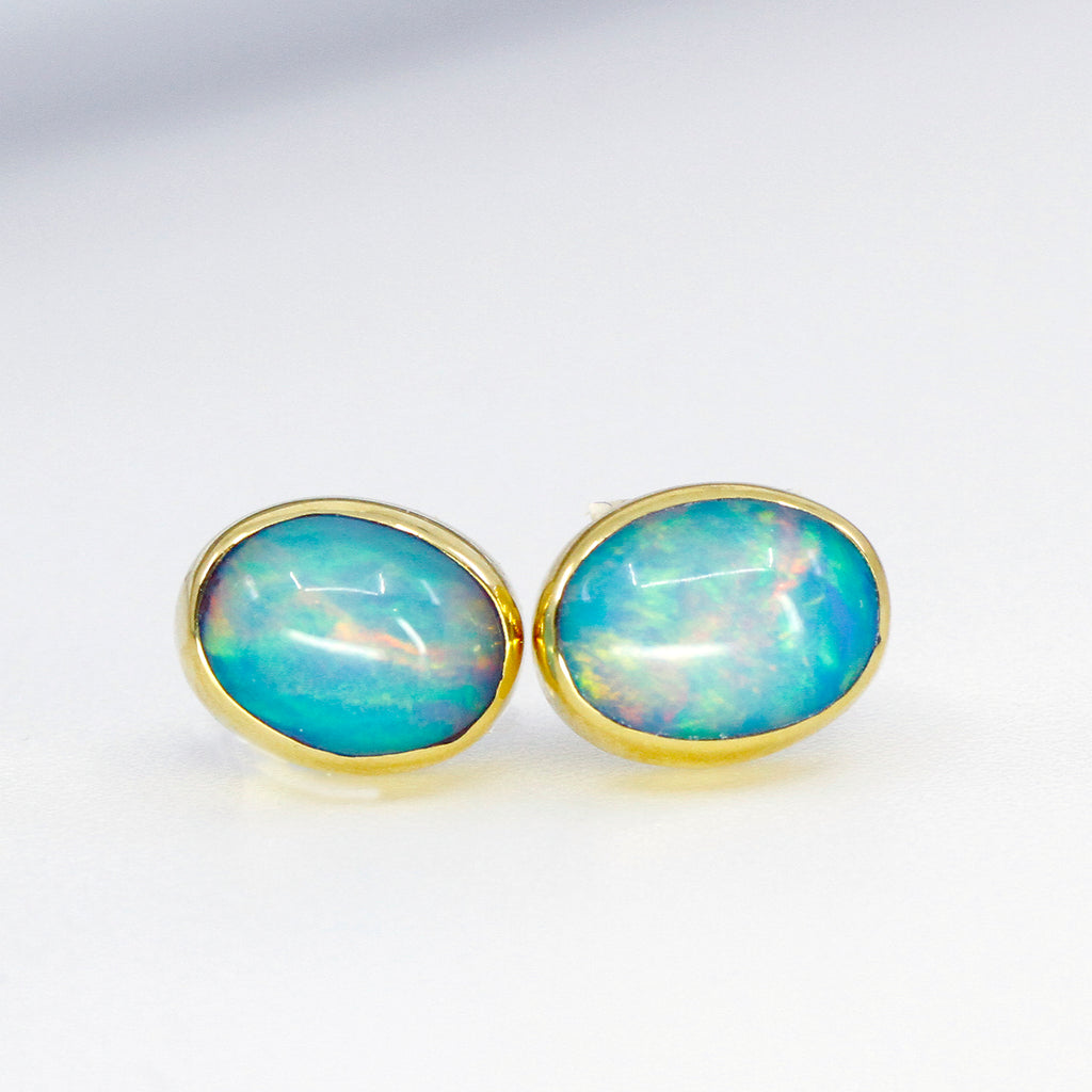 Dowdy Ethiopian Opal Stud Earrings – The Kalled Gallery