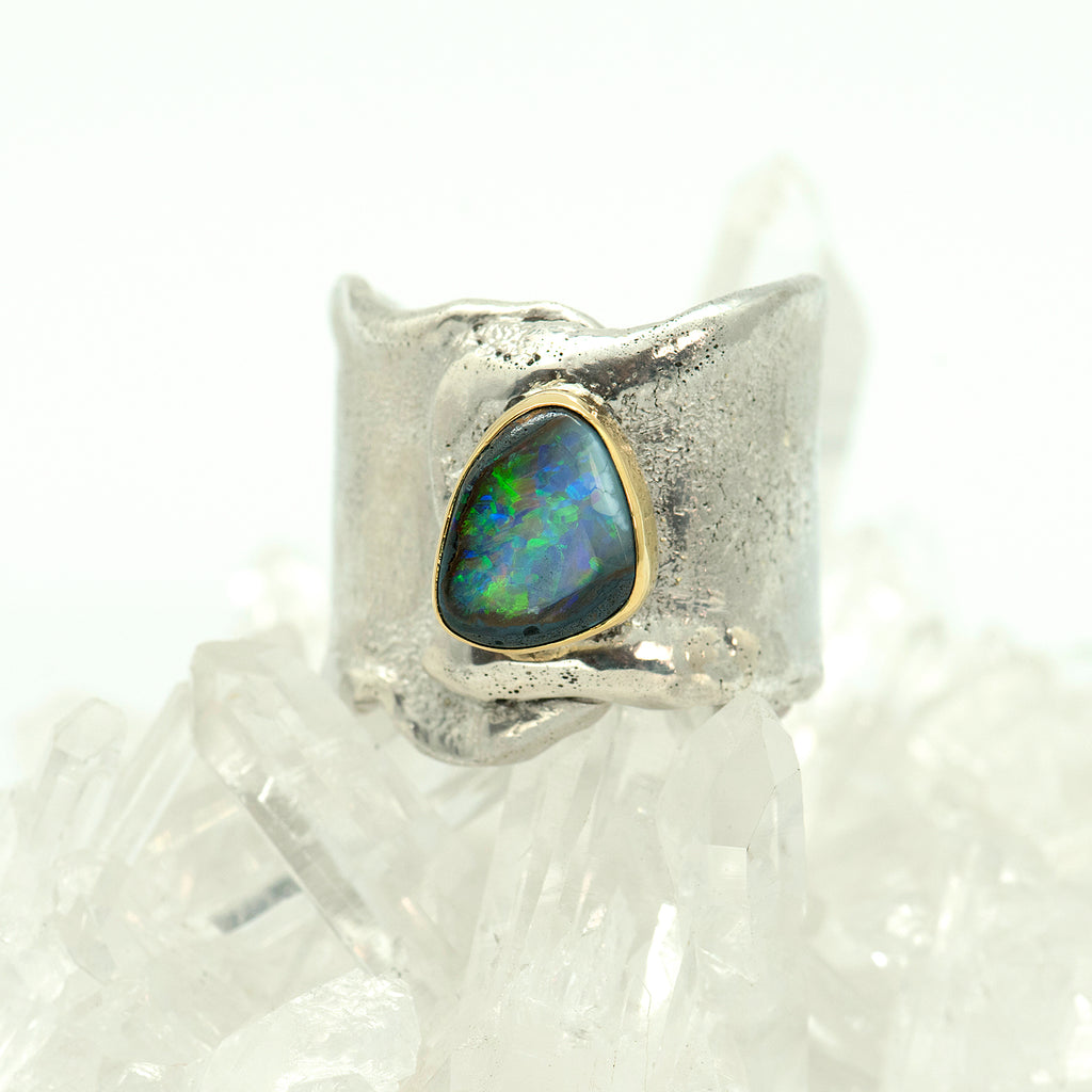 Jennifer Kalled Sculpted Opal Ring – The Kalled Gallery