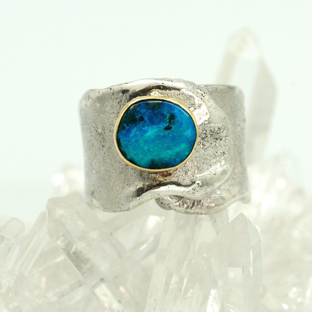 Jennifer Kalled Sculpted Opal Ring – The Kalled Gallery