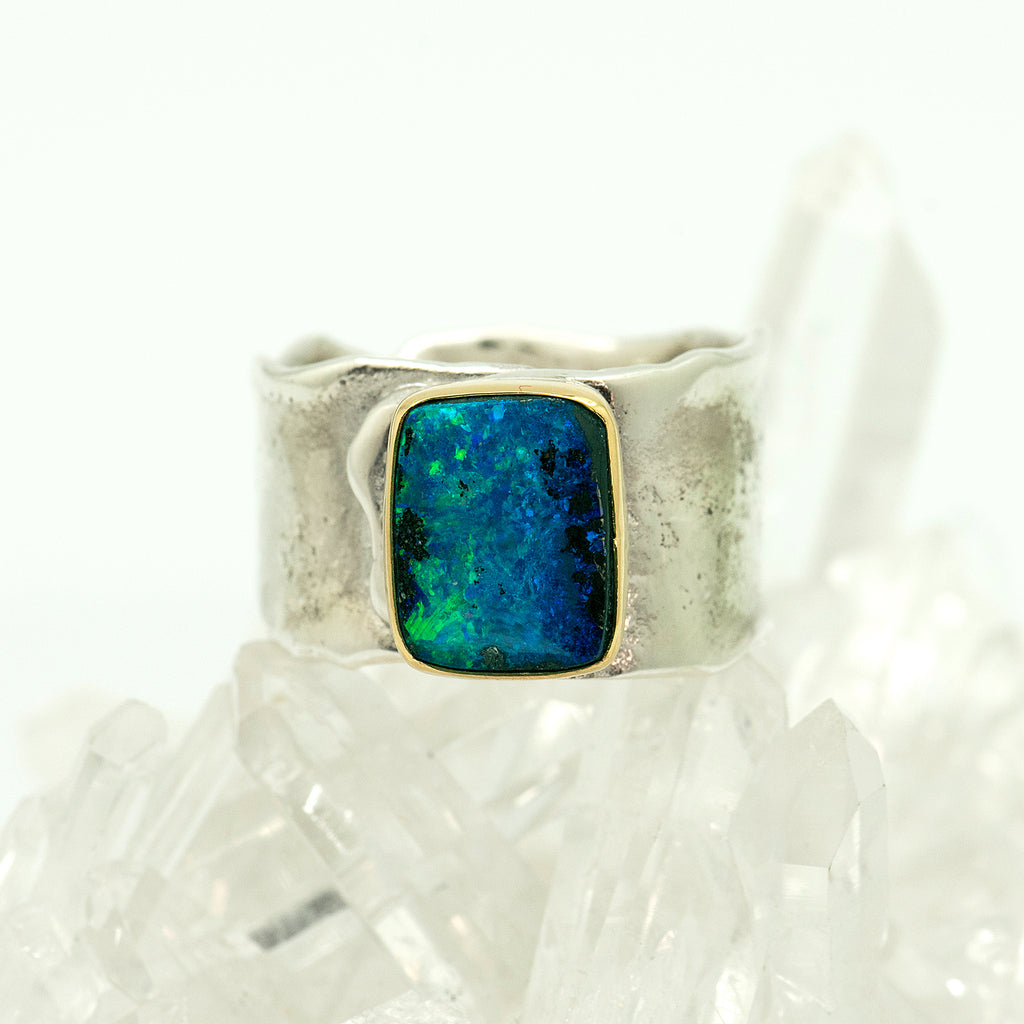 Jennifer Kalled Sculpted Opal Ring – The Kalled Gallery