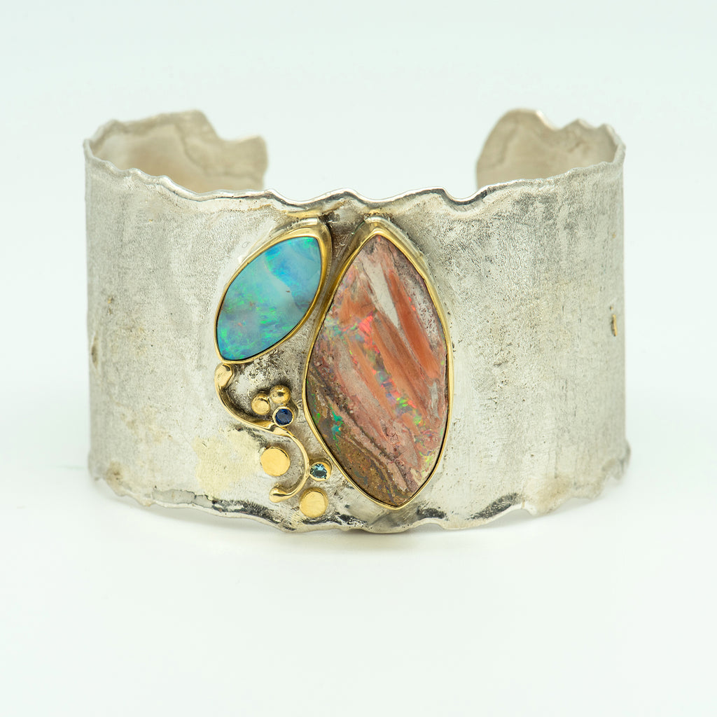 Jennifer Kalled Boulder Opal Melted Cuff Bracelet – The Kalled Gallery