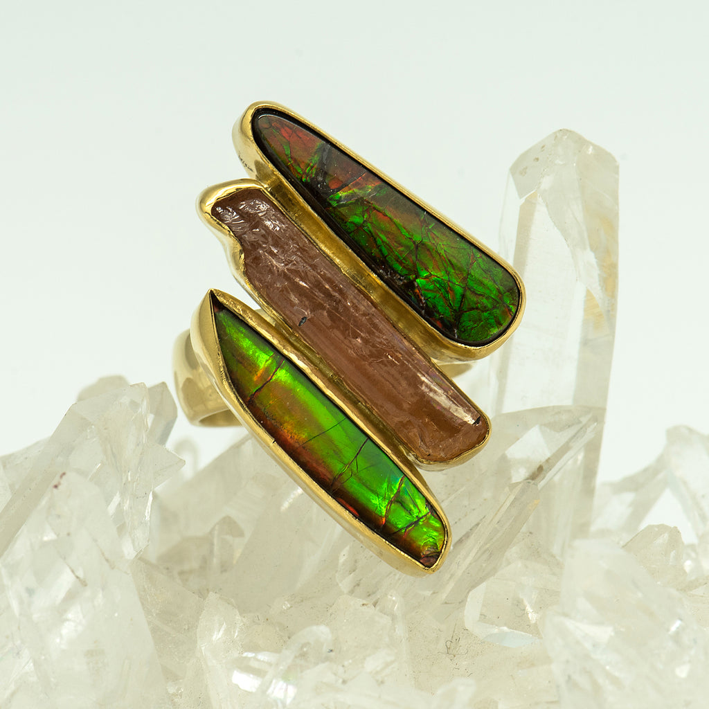 Ammonite Ring in 22k and 18k Gold – The Kalled Gallery