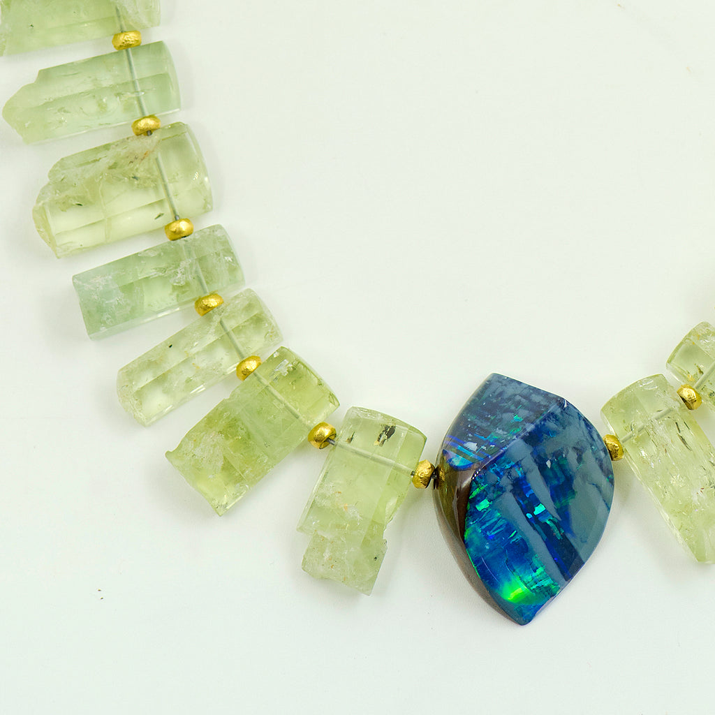 Opal & Beryl Necklace Jennifer Kalled – The Kalled Gallery